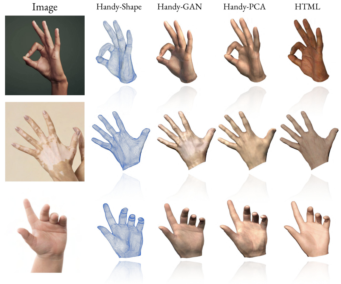Handy: Towards a high fidelity 3D hand shape and appearance model ...
